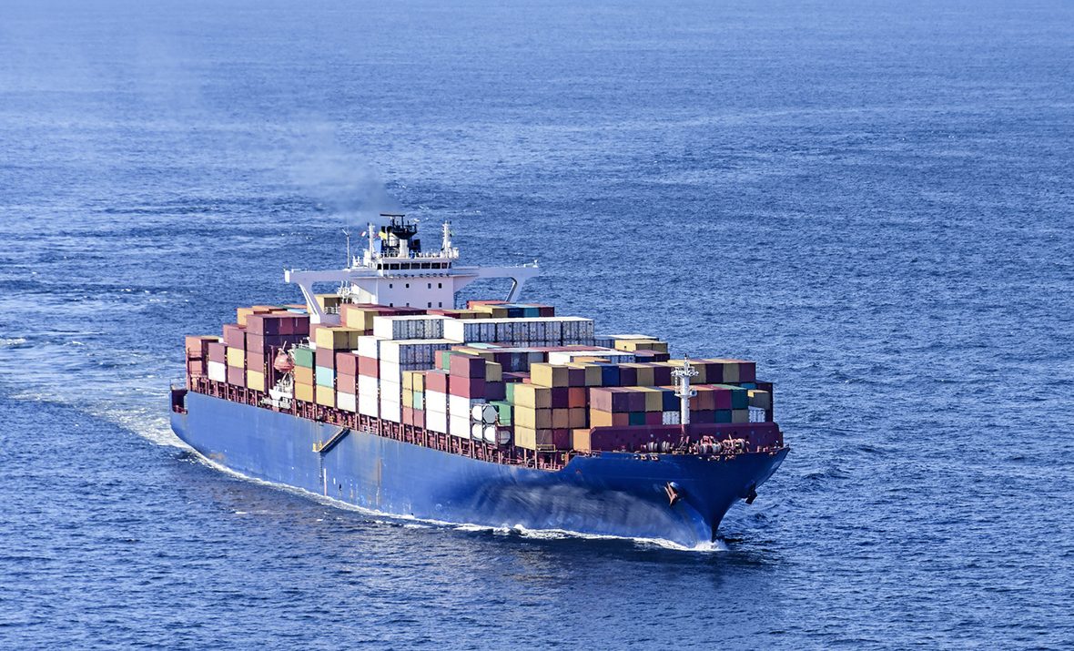 Cargo ship over ocean – AVM Logistics
